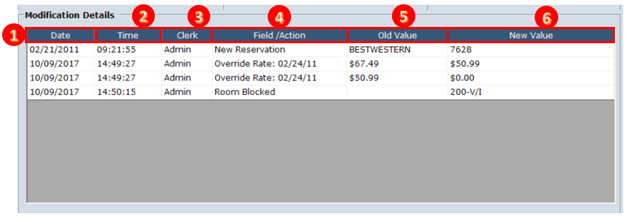 Open the Modification Log for an Individual Reservation (Desktop Video)